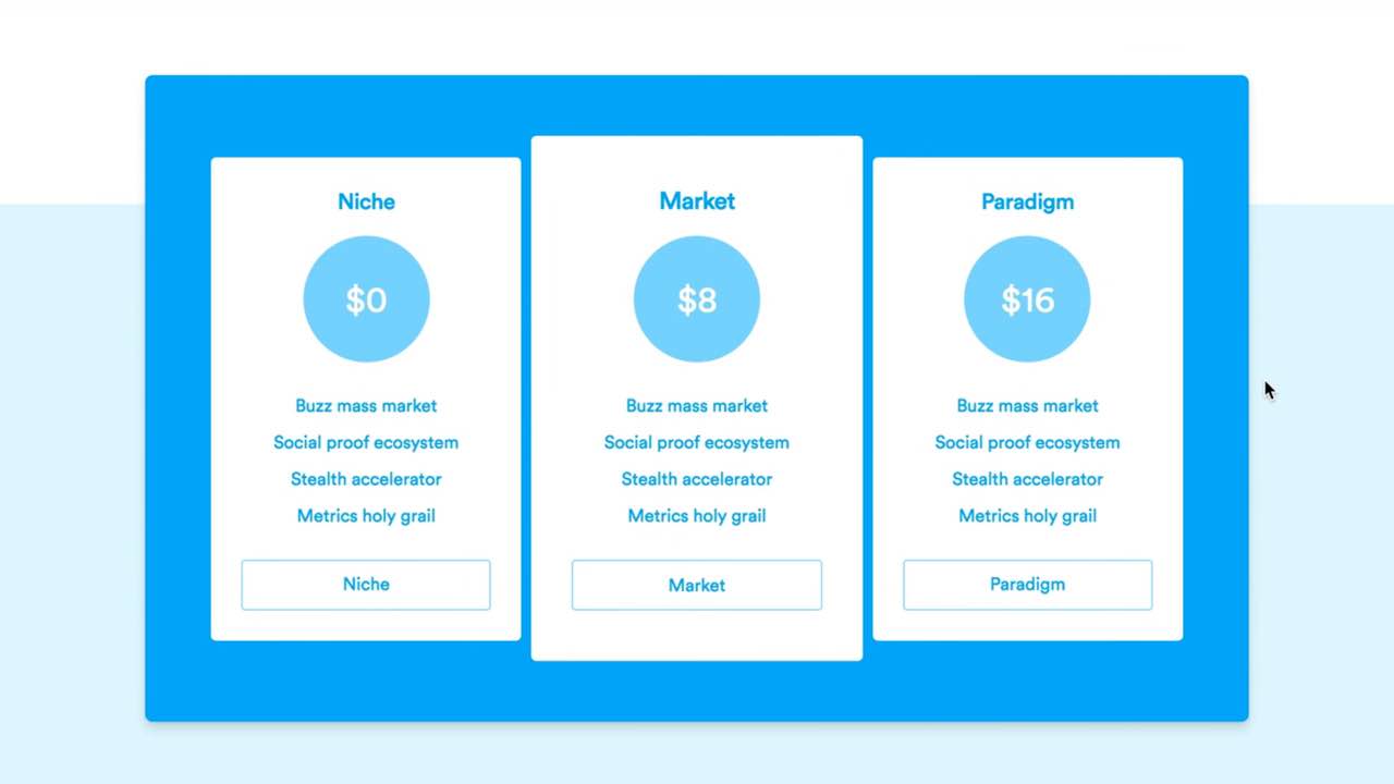 Build a pricing table layout using Flexbox (Video) | Webflow Help
