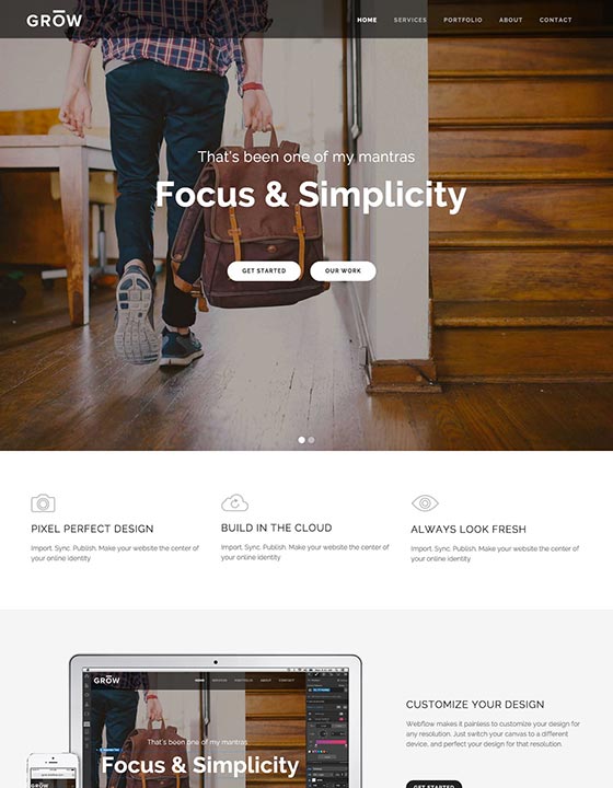 Artsy CMS - Creative HTML5 Responsive Website Template