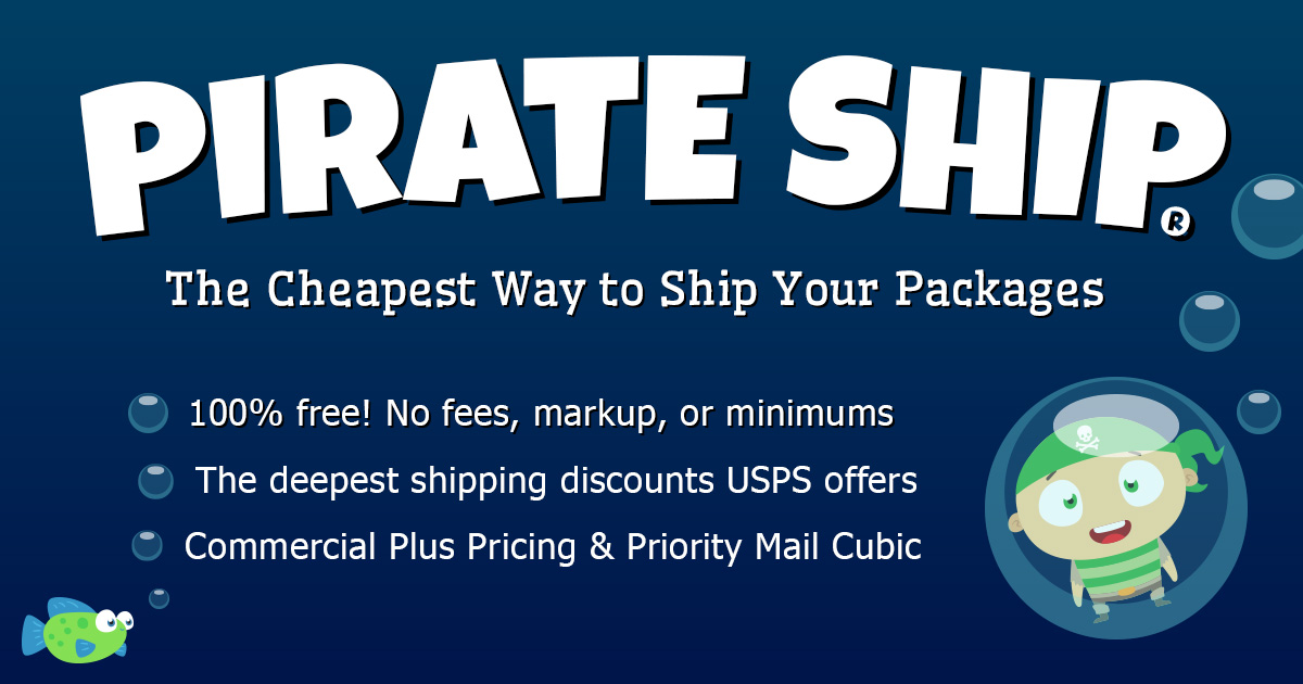 Pirate Ship - Buy the cheapest USPS postage with no fees