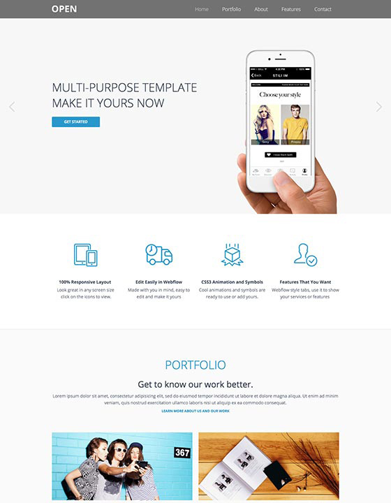 Artsy CMS - Creative HTML5 Responsive Website Template