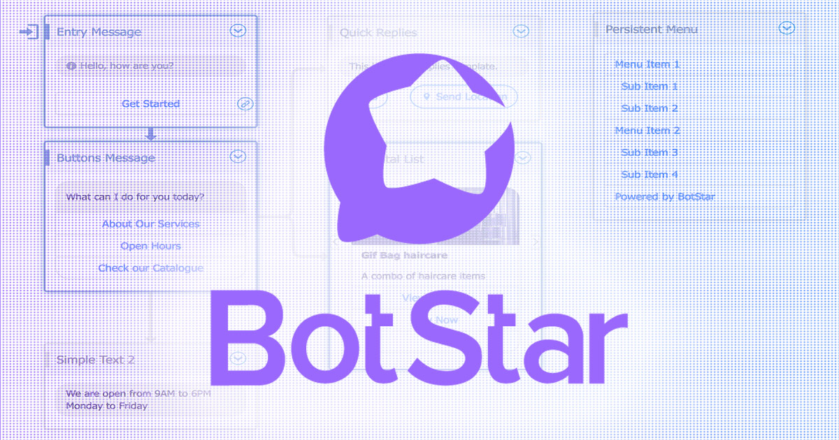 Example Bot Chatbot for Facebook Messenger & Website - BotStar
